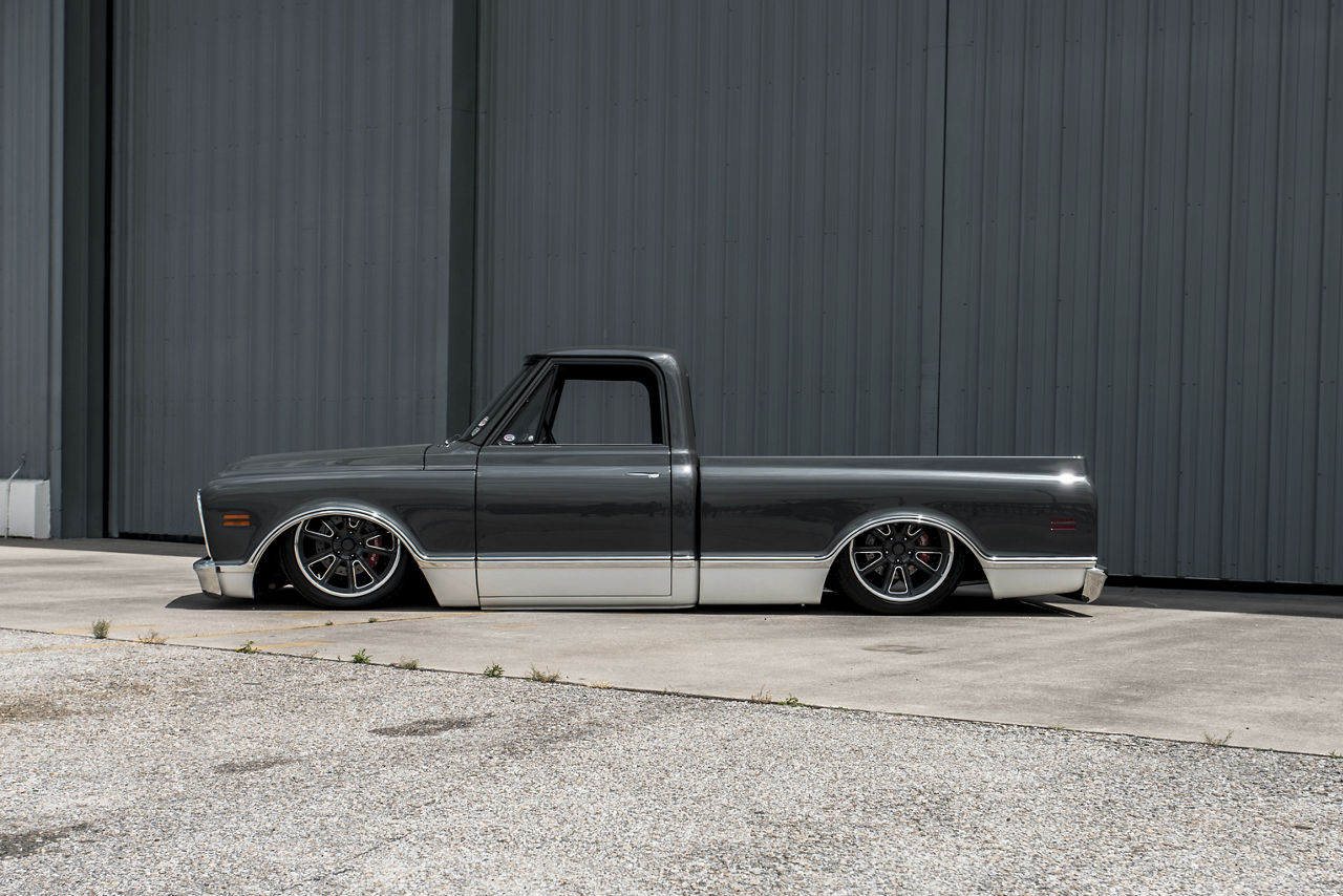 1969 Chevrolet C10 - American Racing VF482 - Black | American Racing