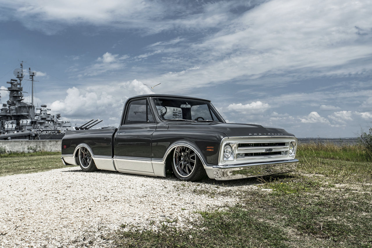 1969 Chevrolet C10 - American Racing VF482 - Black | American Racing