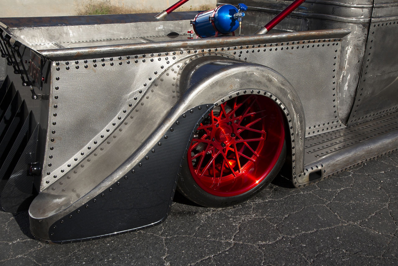 1935 Chevrolet Pickup - American Racing VF502 - Red | American Racing