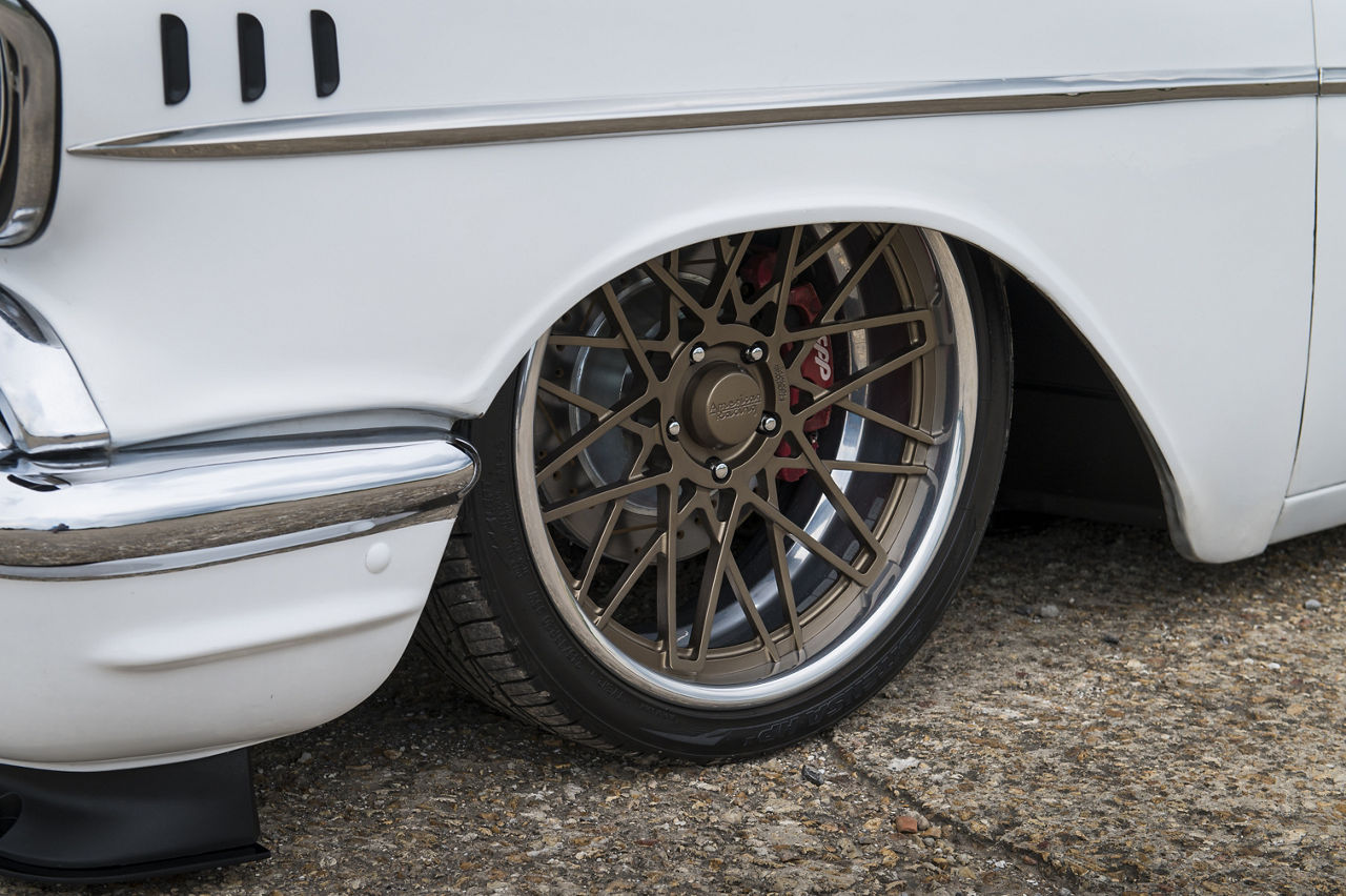 1957 Chevrolet Delray - American Racing VF502 - Bronze | American Racing