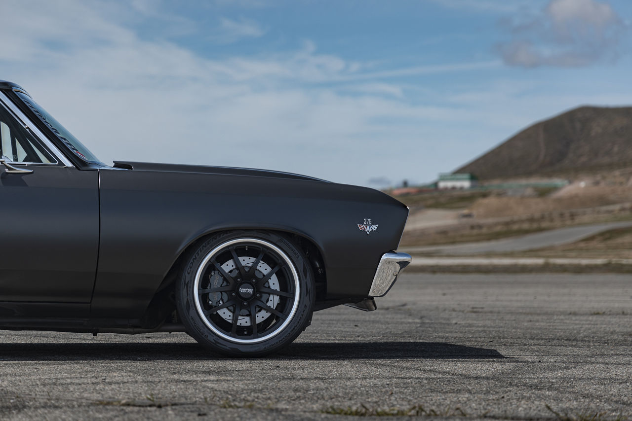 1967 Chevrolet El Camino - American Racing VF529 - Black | American Racing