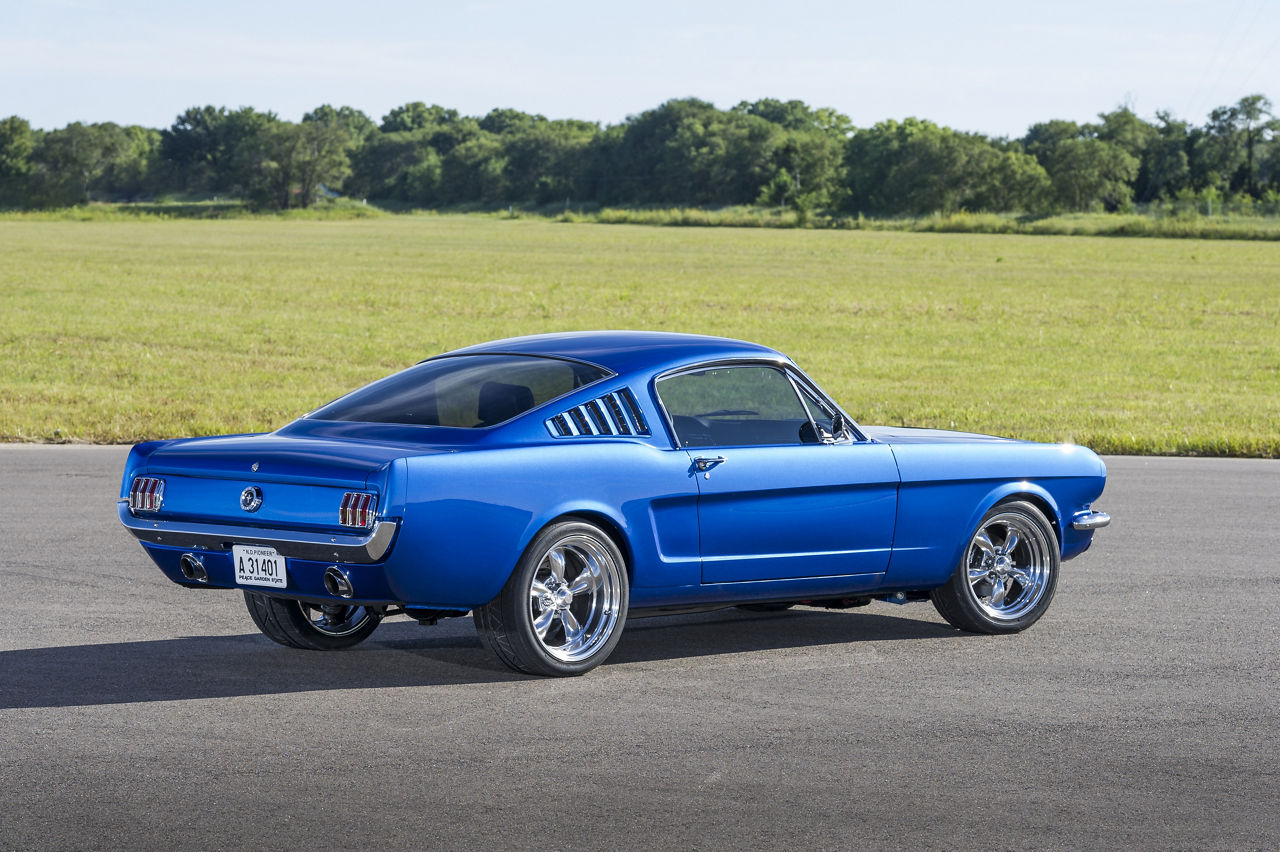 1965 Ford Mustang - American Racing TORQ THRUST II CUSTOM - Polished ...