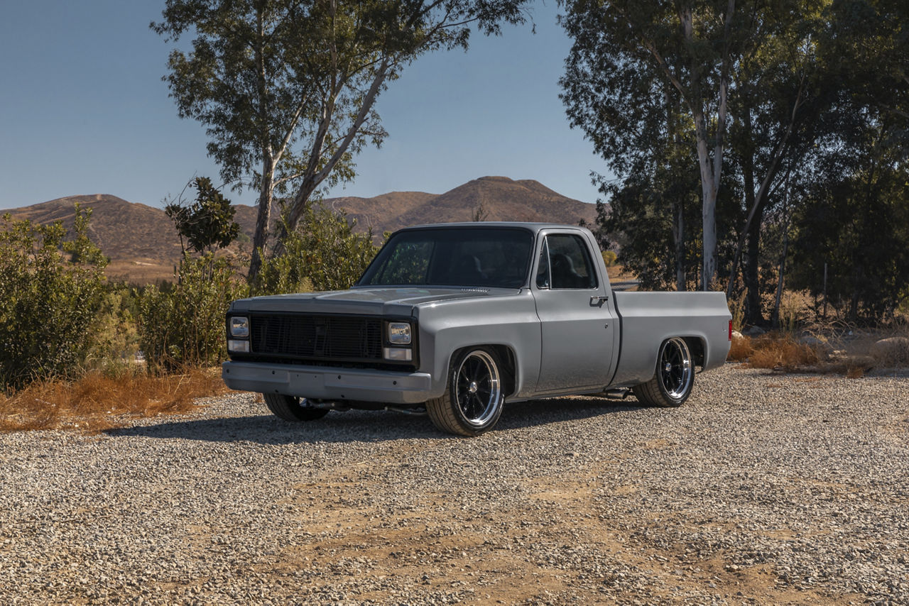 1980 Chevrolet C10 - American Racing DRAFT - Black | American Racing