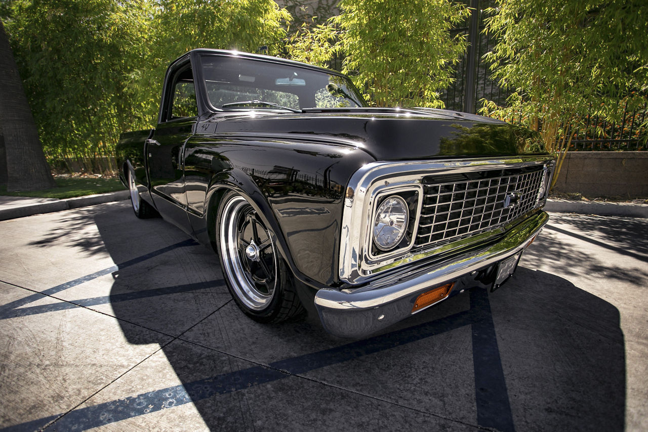 1972 Chevrolet C10 - American Racing SALT FLAT - Black | American Racing