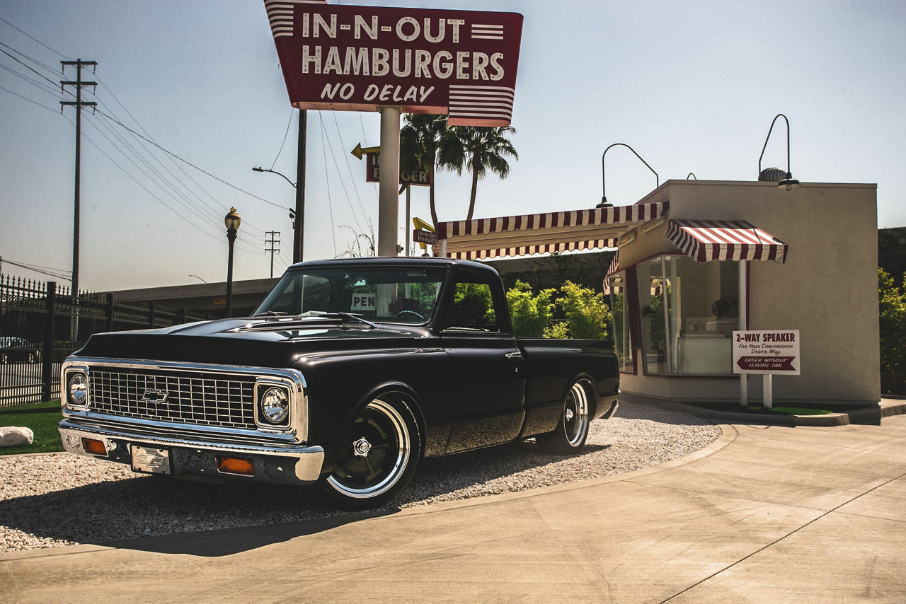 1972 Chevrolet C10 - American Racing SALT FLAT - Black | American Racing