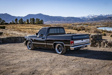 1987 Chevrolet C10 - American Racing GROOVE - Black | American Racing