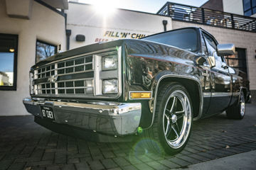 1987 Chevrolet C10 - American Racing GROOVE - Black | American Racing