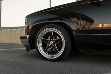 1990 Chevrolet C1500 - American Racing GROOVE - Black | Wheel Pros