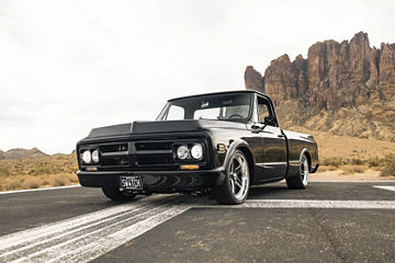 1970 Chevrolet C10 - American Racing GROOVE - Black | Wheel Pros