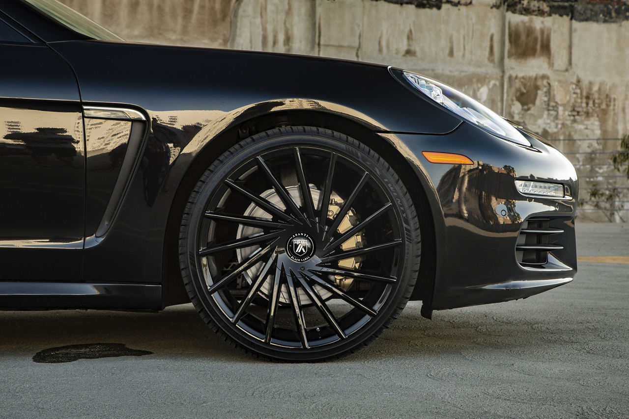 2018 Porsche Panamera - Asanti MATAR - Black | Wheel Pros