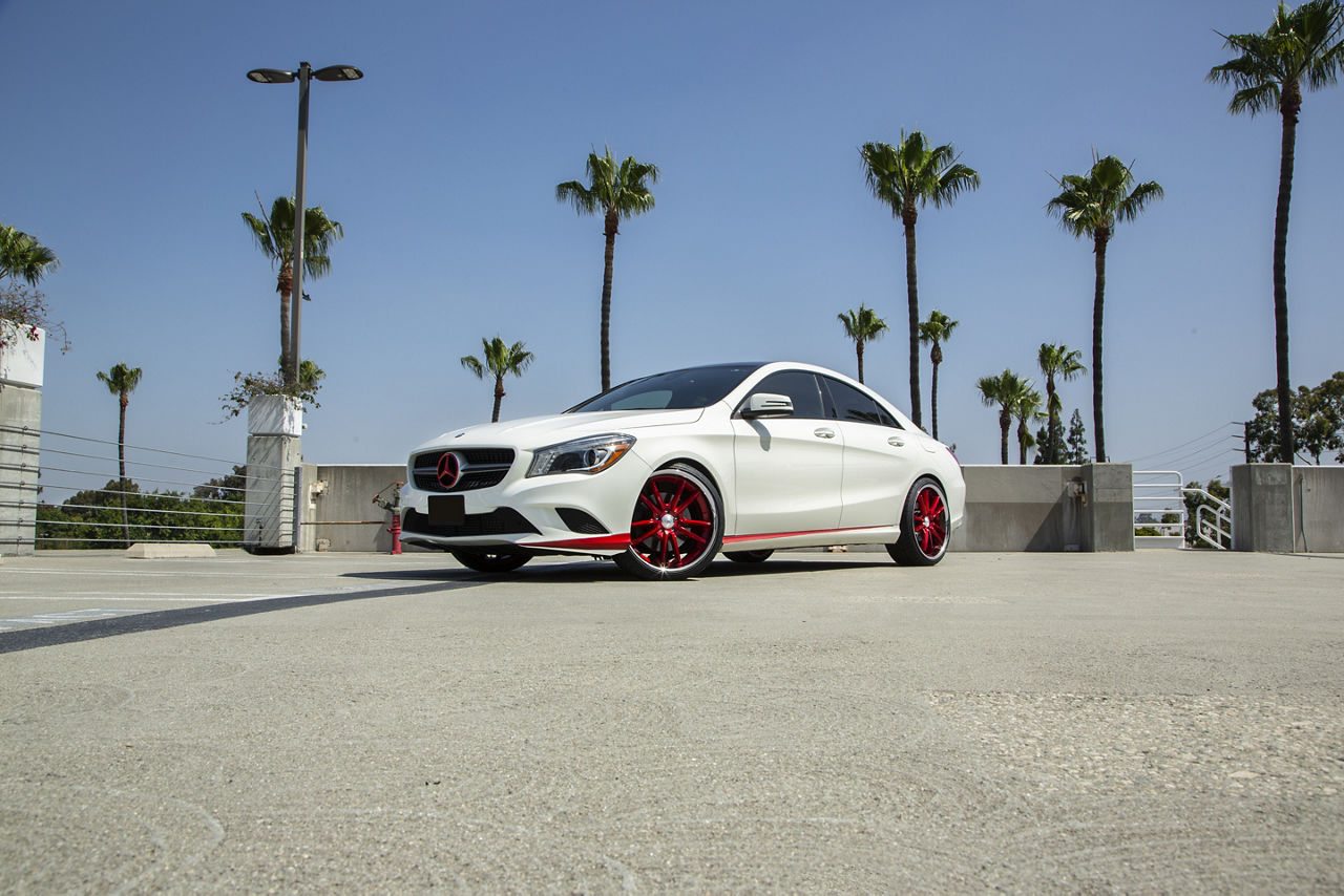 2019 Mercedes-Benz CLA250 - Asanti SIGMA - Red | Wheel Pros