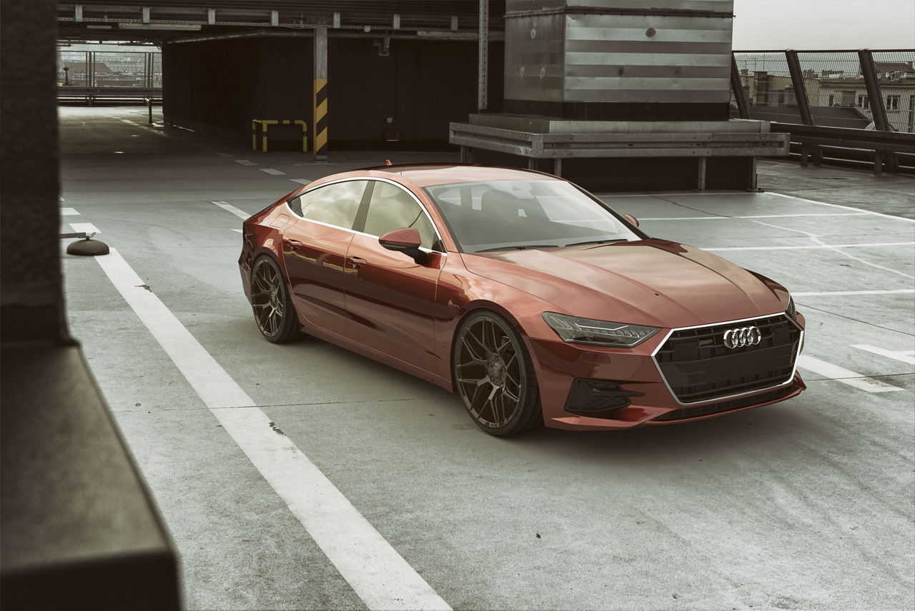 2020 Audi A7 - Asanti DYNASTY - Black | Asanti Wheels