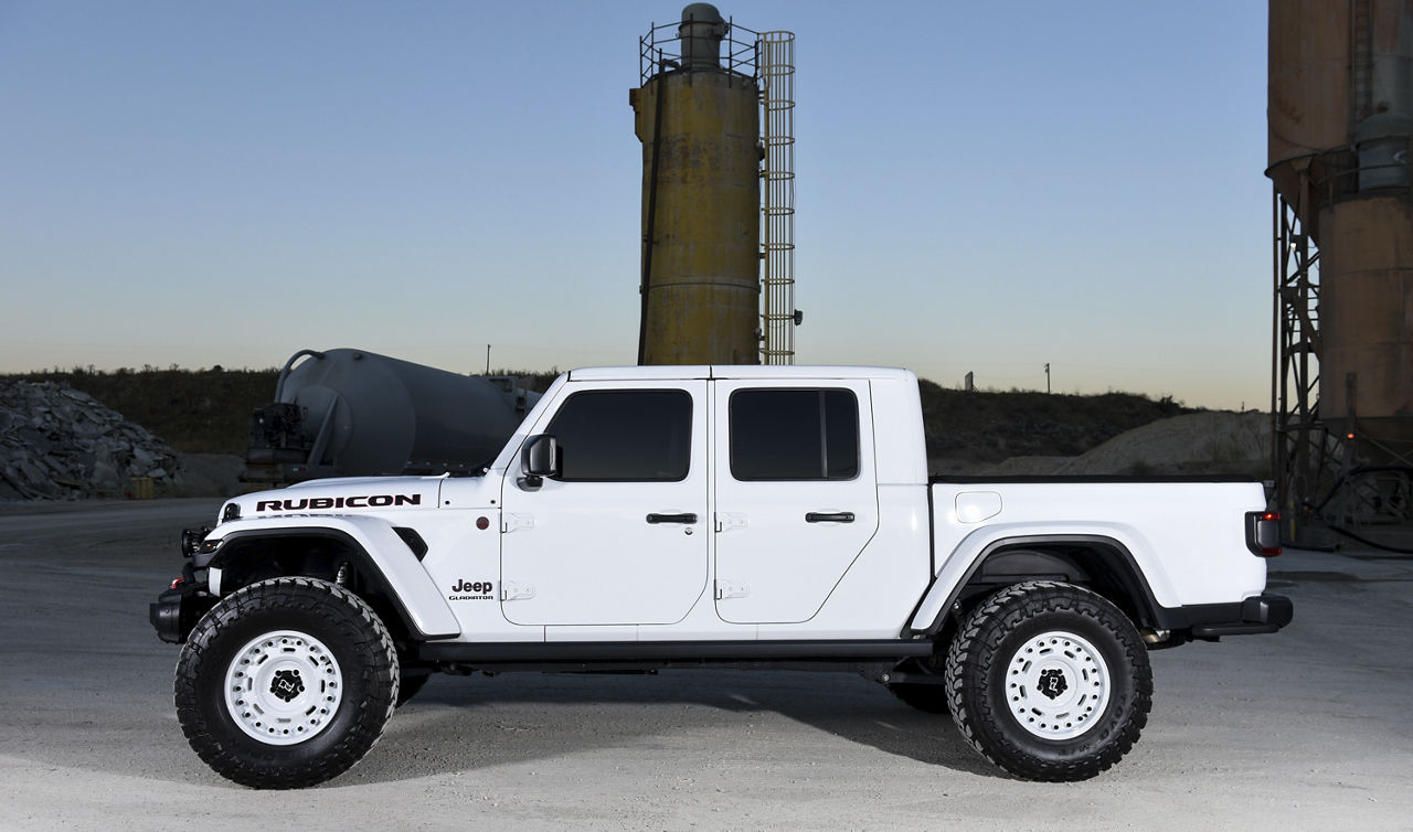 2021 Jeep Gladiator - Black Rhino AXLE - White | Wheel Pros
