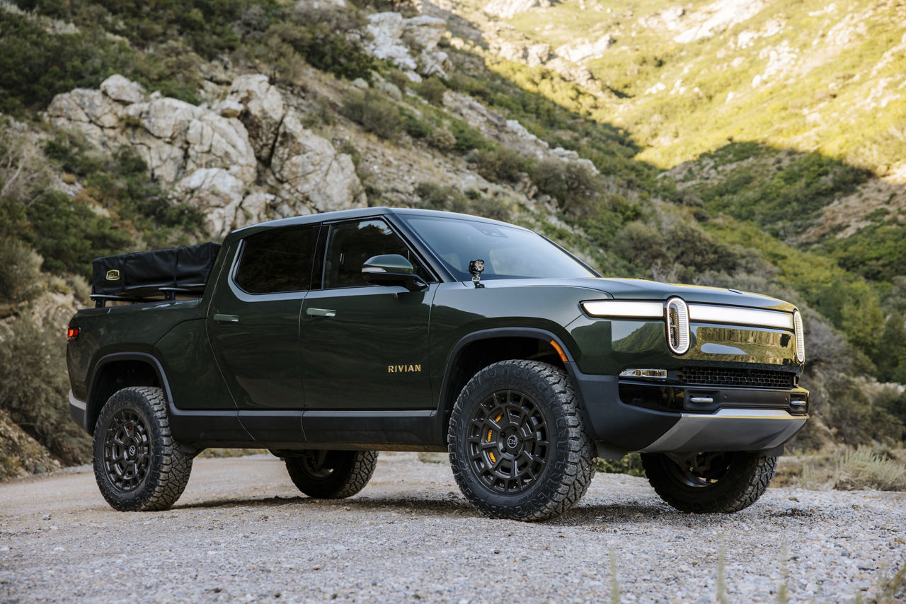 2023 Rivian R1T - Black Rhino VOLTAIC - Gun Metal | Wheel Pros
