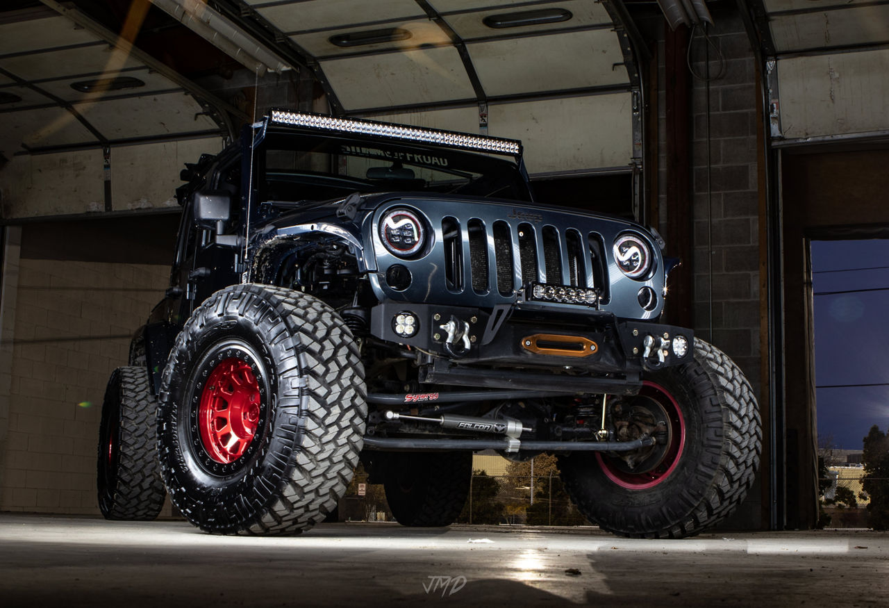 2017 Jeep Wrangler - Black Rhino PRIMM - Red | Wheel Pros