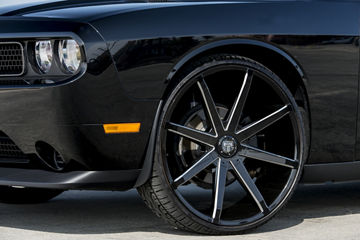 2012 Dodge Challenger - DUB PUSH - Black | DUB Wheels