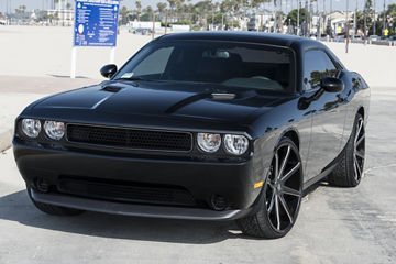 2012 Dodge Challenger - DUB PUSH - Black | DUB Wheels