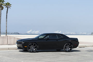 2012 Dodge Challenger - DUB PUSH - Black | DUB Wheels