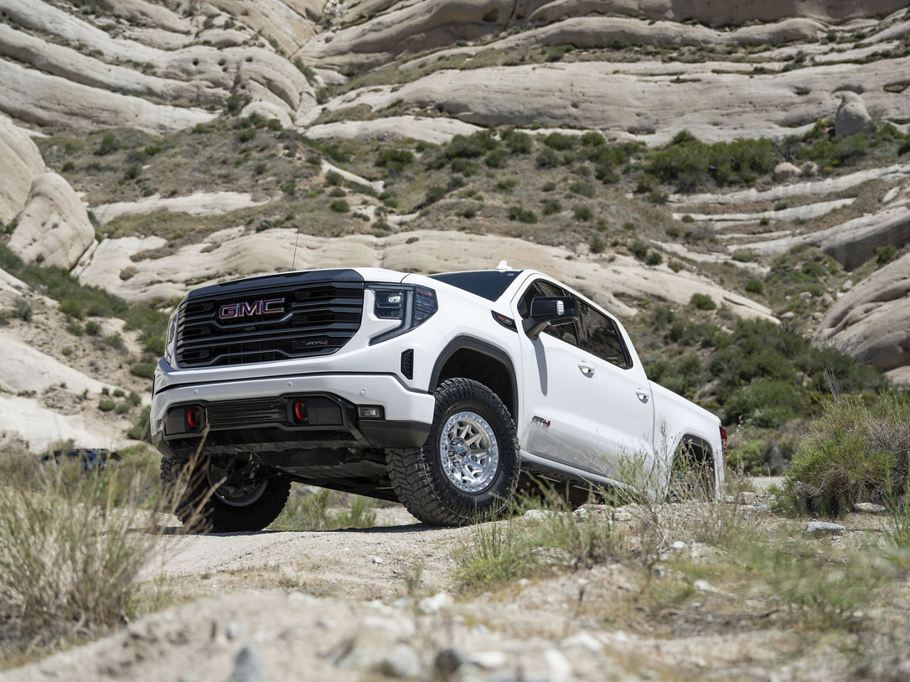 2024 GMC Sierra AT4 - Fuel COVERT - Silver | Wheel Pros