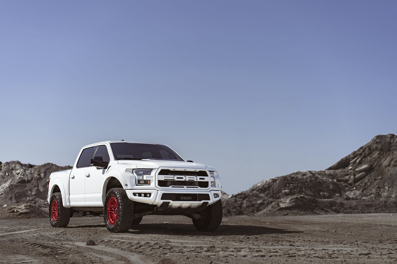 2020 Ford F150 Raptor - Fuel TRIGGER - Red | Fuel Off-Road Wheels