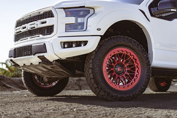 2020 Ford F150 Raptor - Fuel TRIGGER - Red | Fuel Off-Road Wheels