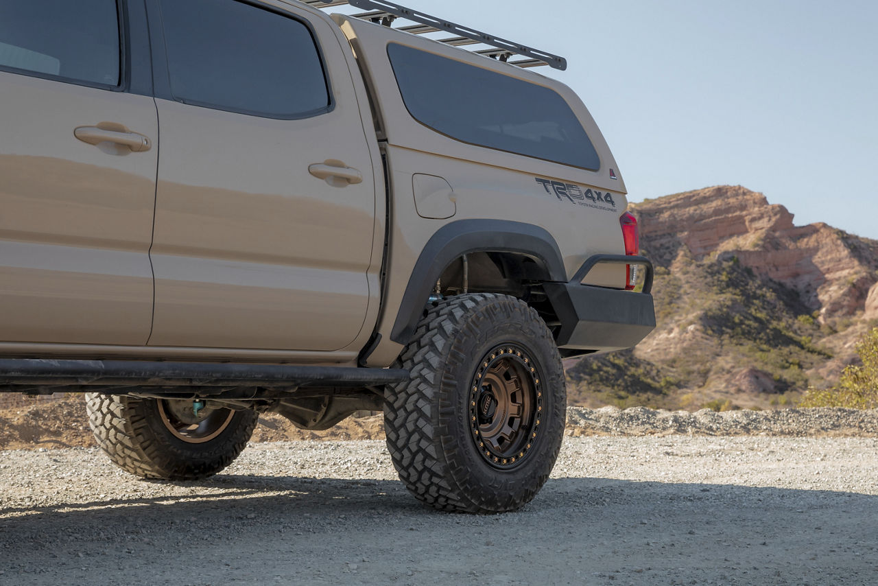 2018 Toyota Tacoma - KMC TANK BEADLOCK - Bronze | Wheel Pros