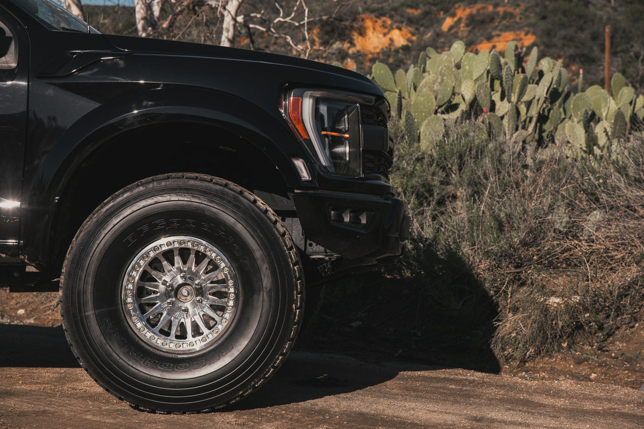 2022 Ford F150 Raptor - KMC IMPACT FORGED BEADLOCK - Machined | Wheel Pros