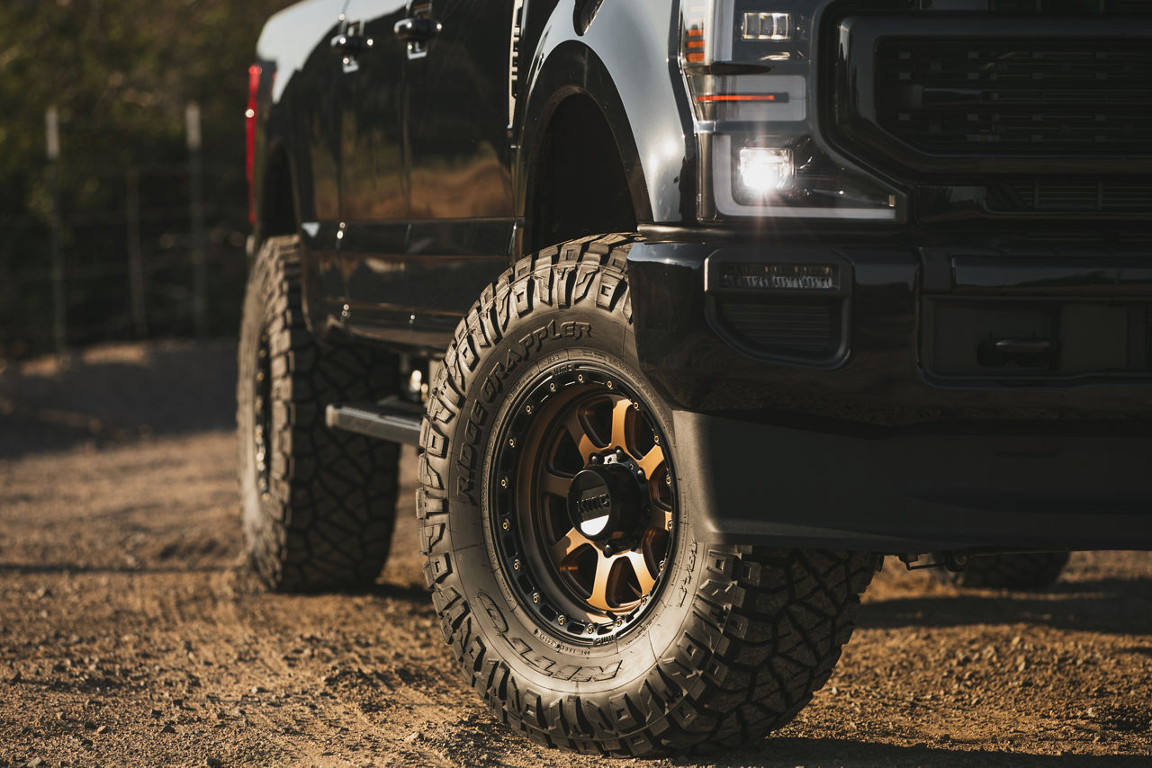 2022 Ford F250 - KMC CHASE - Bronze | Wheel Pros