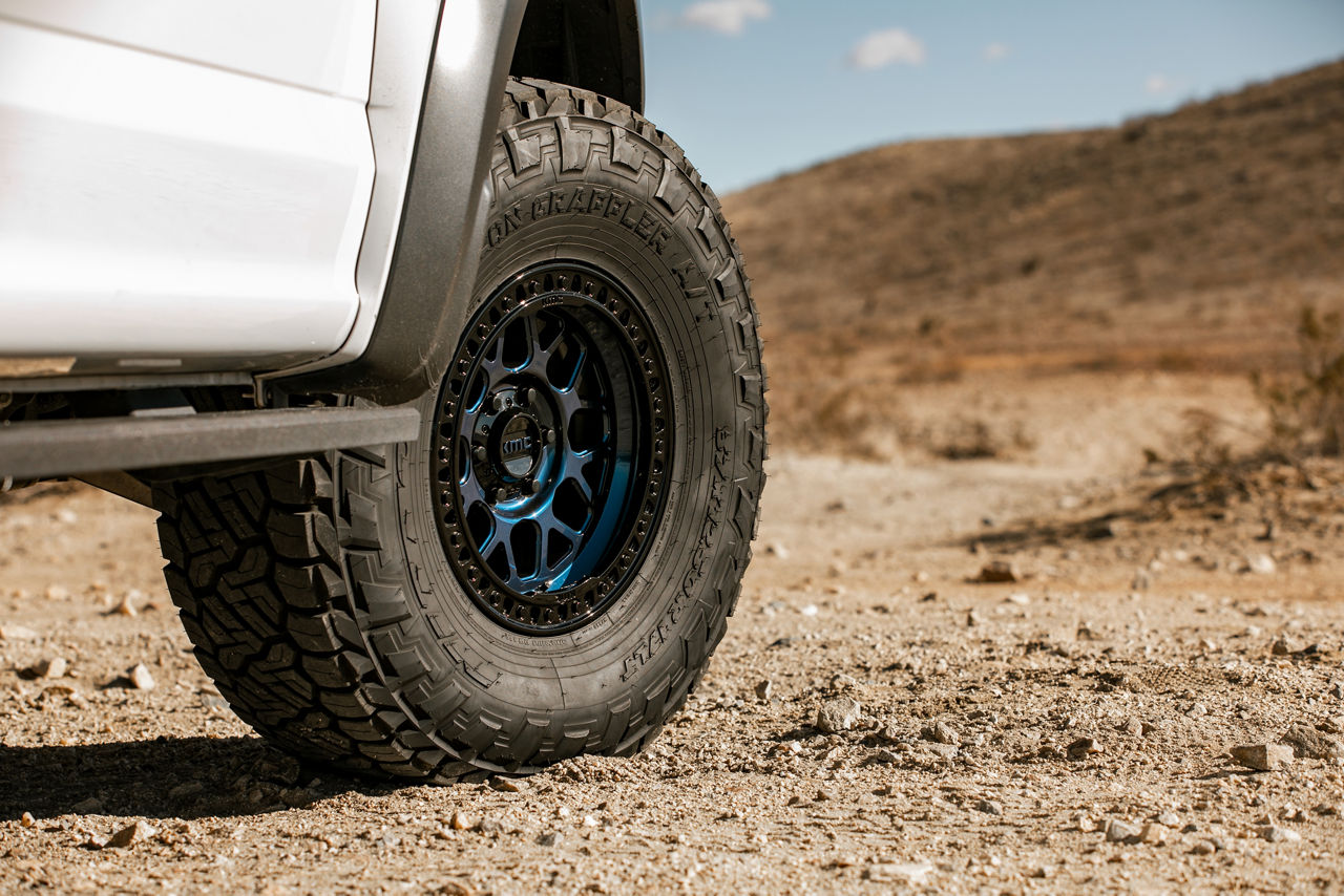2019 Ford F150 Raptor - KMC GRS - Blue | KMC Wheels