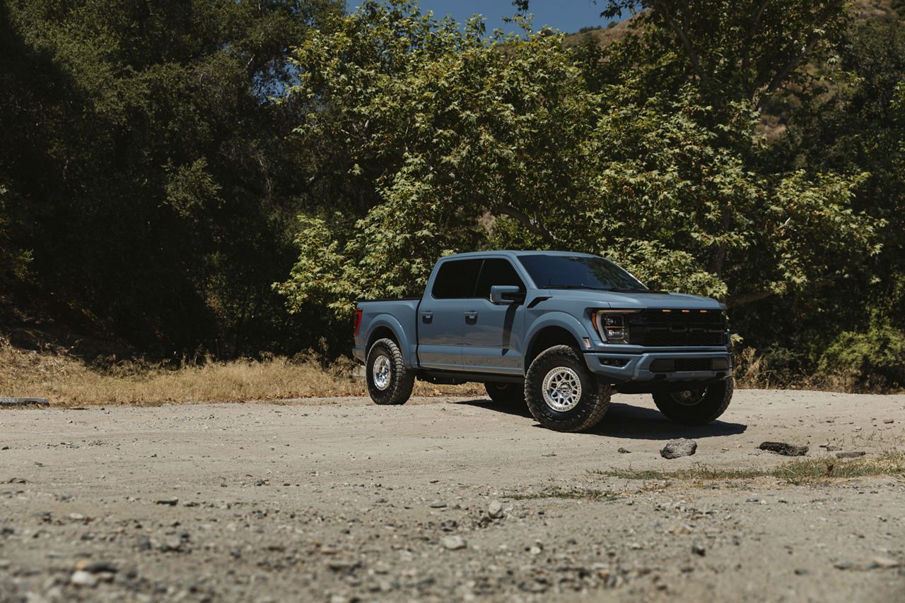 2024 Ford F150 Raptor - KMC GRS - Silver | KMC Wheels
