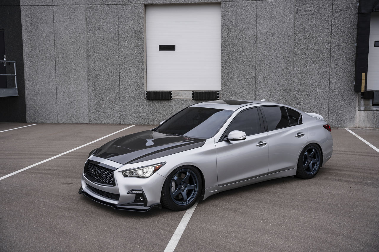 2018 Infiniti Q50S - Motegi CS5 - Blue | Wheel Pros
