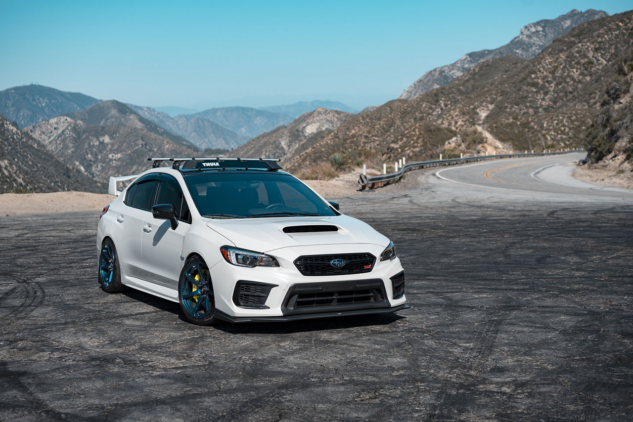 2020 Subaru WRX STI - Motegi BATTLE - Blue | Wheel Pros