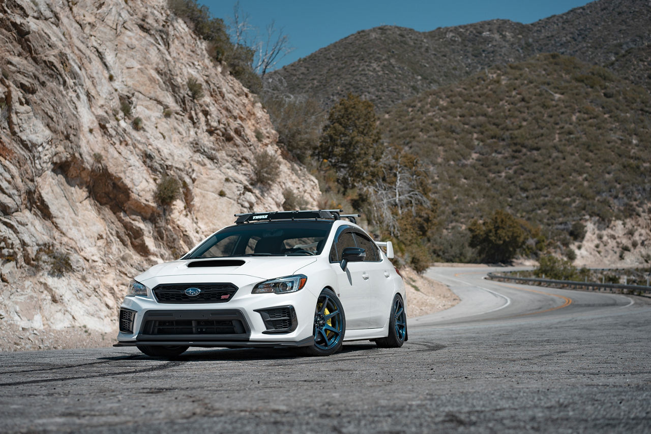 2020 Subaru WRX STI - Motegi BATTLE - Blue | Wheel Pros