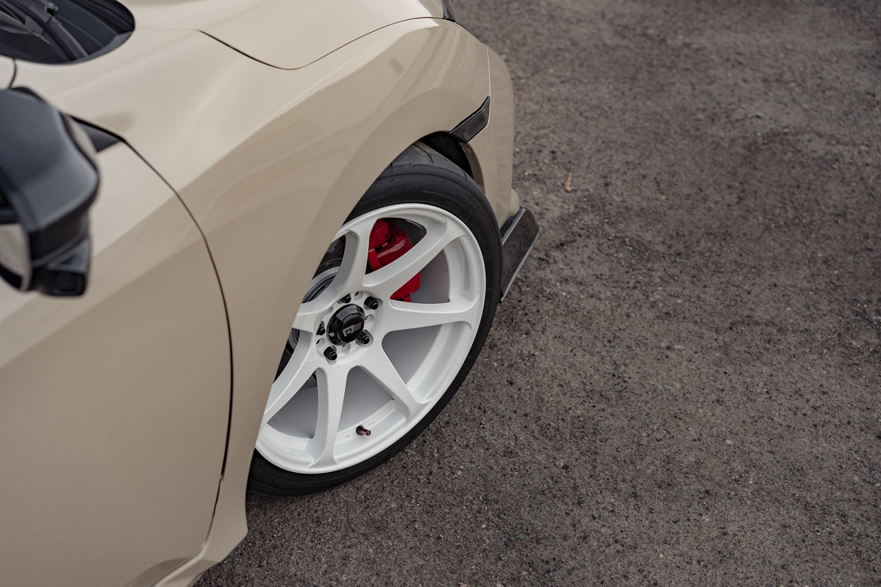 2020 Honda Civic - Motegi BATTLE - White | Wheel Pros