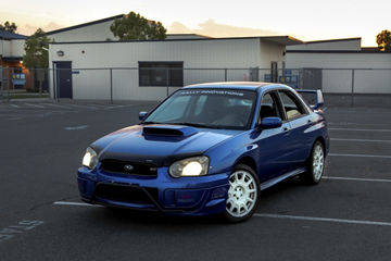 2004 Subaru WRX STI - Motegi RF11 - Black | Motegi Wheels