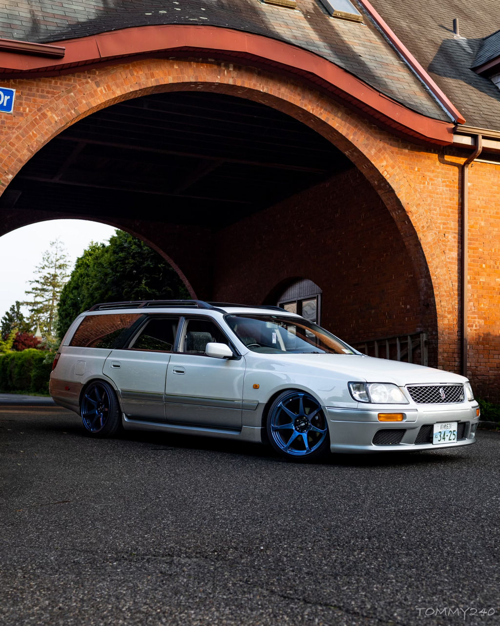 1998 Nissan Stagea - Motegi BATTLE - Blue | Wheel Pros