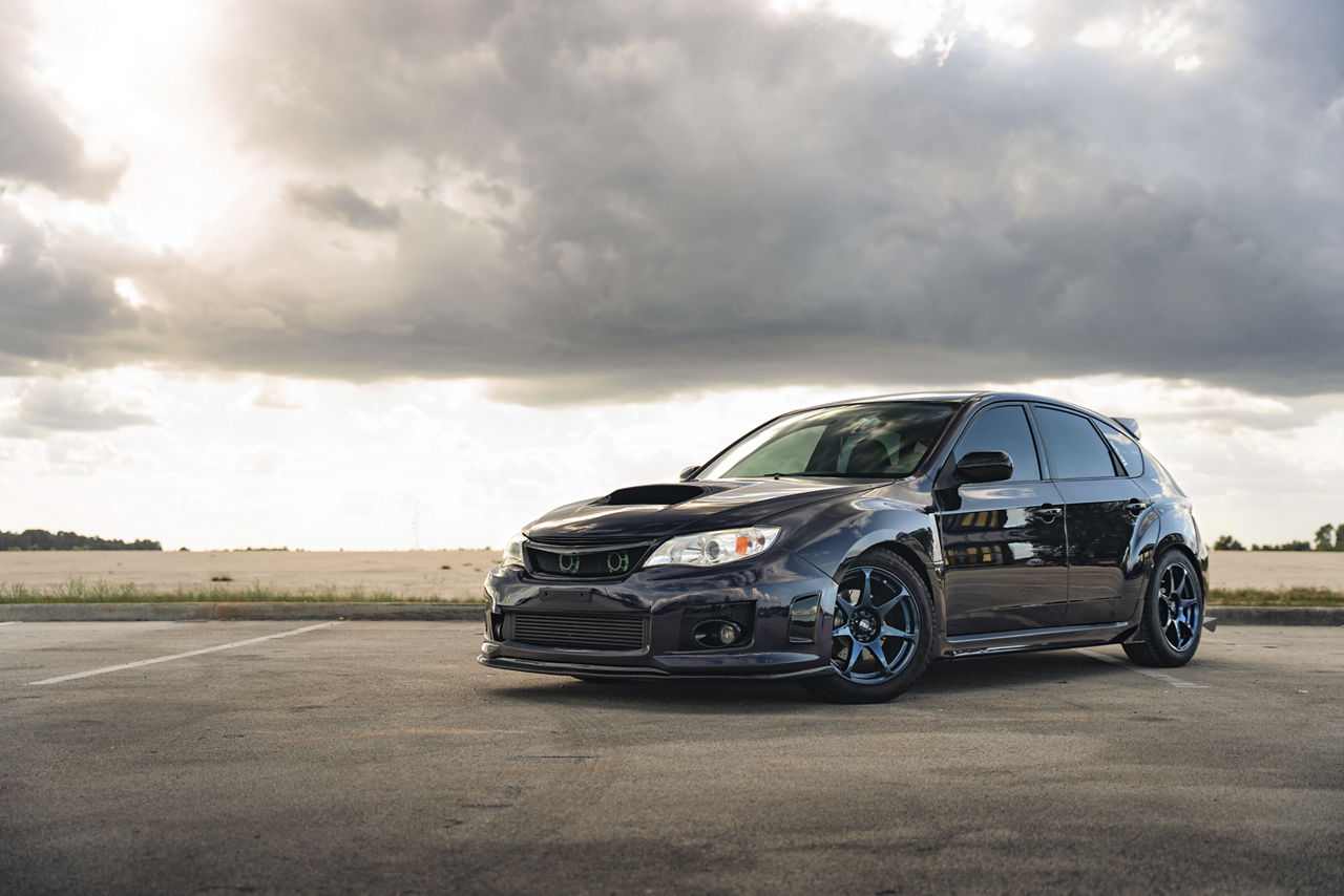 2012 Subaru WRX - Motegi BATTLE - Blue | Motegi Wheels