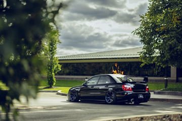 2005 Subaru WRX STI - Motegi BATTLE - Blue | Wheel Pros