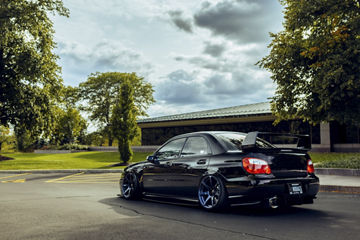 2005 Subaru WRX STI - Motegi BATTLE - Blue | Wheel Pros