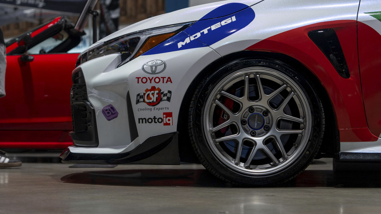 2024 Toyota Corolla GR - Motegi MR158 Tsubaki - Silver | Motegi Wheels