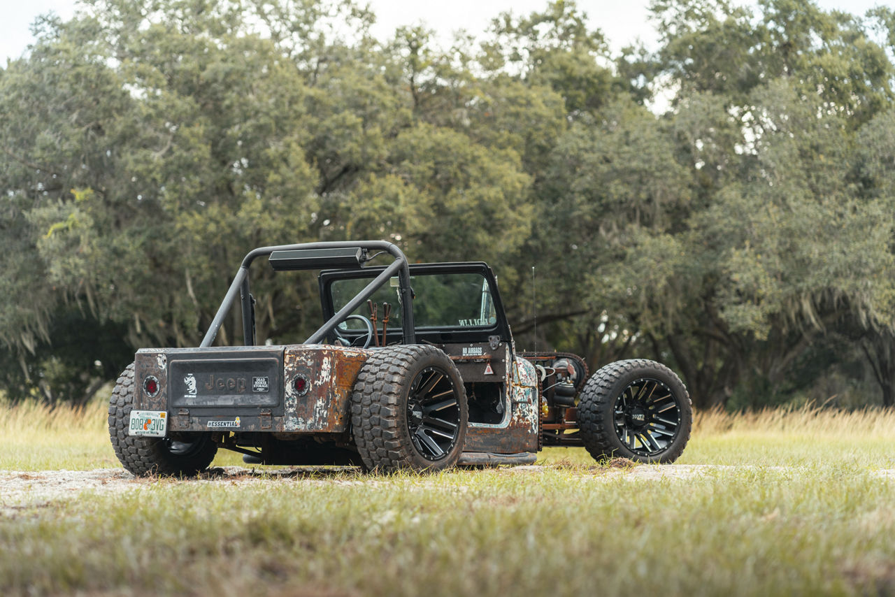 1995 Jeep Rat Rod - Moto Metal RAZOR - Black | Wheel Pros