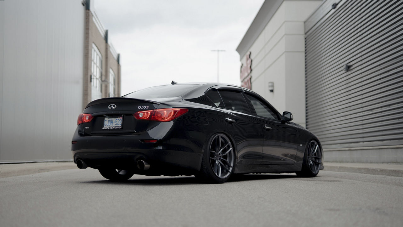 2015 Infiniti Q50S - Niche VOSSO - Gray | Niche Road Wheels