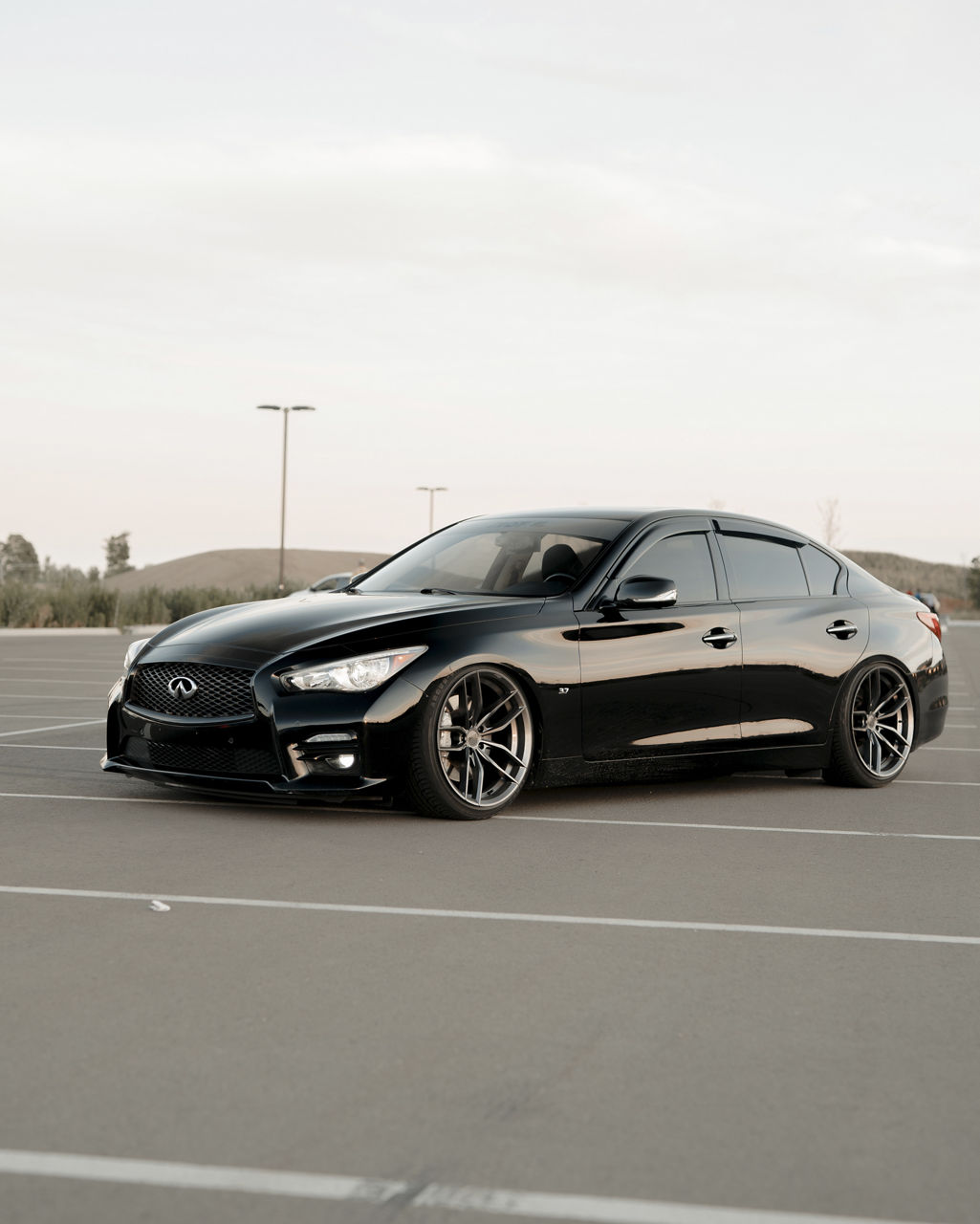 2015 Infiniti Q50S - Niche VOSSO - Gray | Wheel Pros