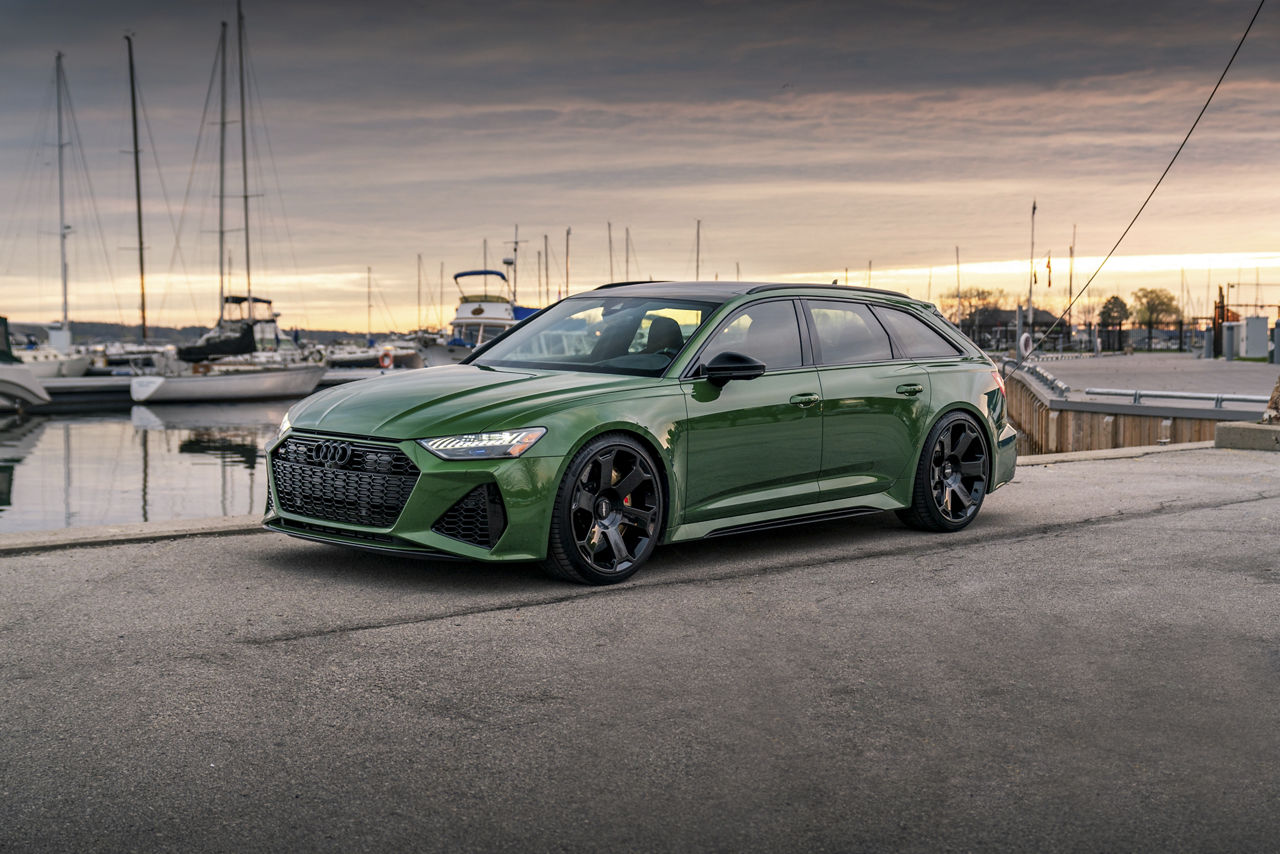 2020 Audi RS6 - Rotiform AVS - Black | Wheel Pros