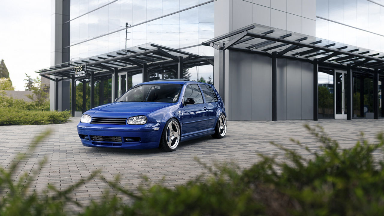 1999 Volkswagen Golf MK4 - Rotiform BRU - Polished | Wheel Pros