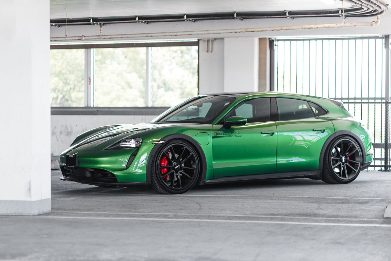 2022 Porsche Taycan - Rotiform BTL - Black | Wheel Pros