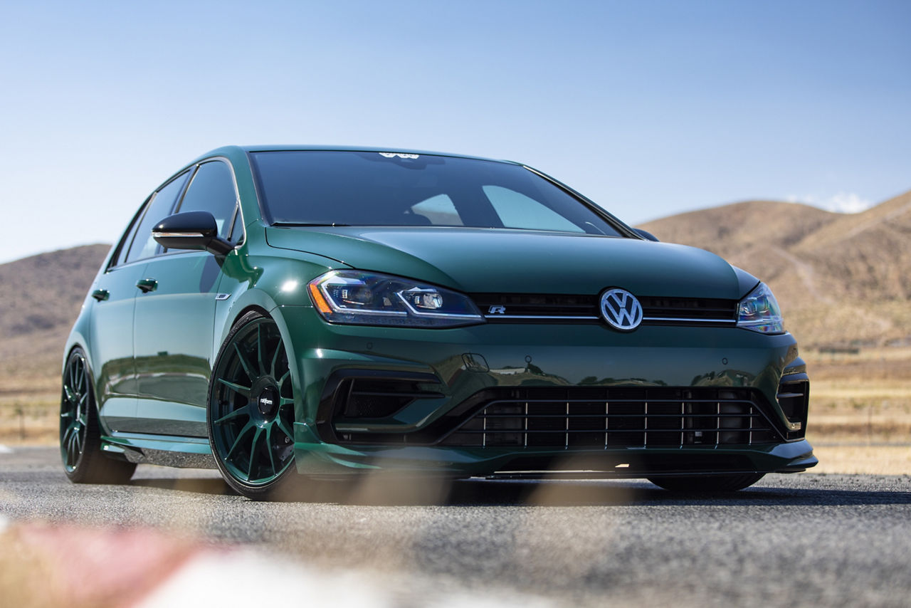 2017 Volkswagen Golf - Rotiform DTM - Green | Wheel Pros