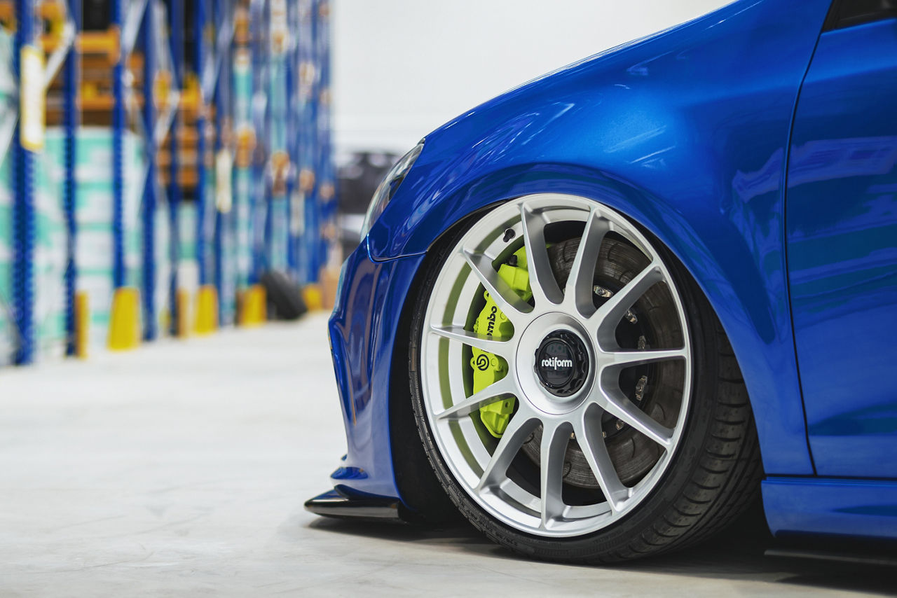 2018 Volkswagen Golf R - Rotiform DTM - Silver | Wheel Pros