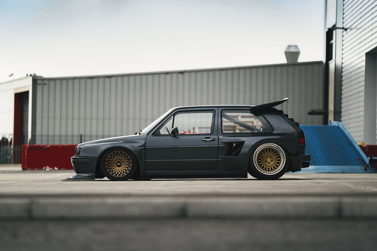 1986 Volkswagen Golf - Rotiform LHR-F - Bronze | Wheel Pros