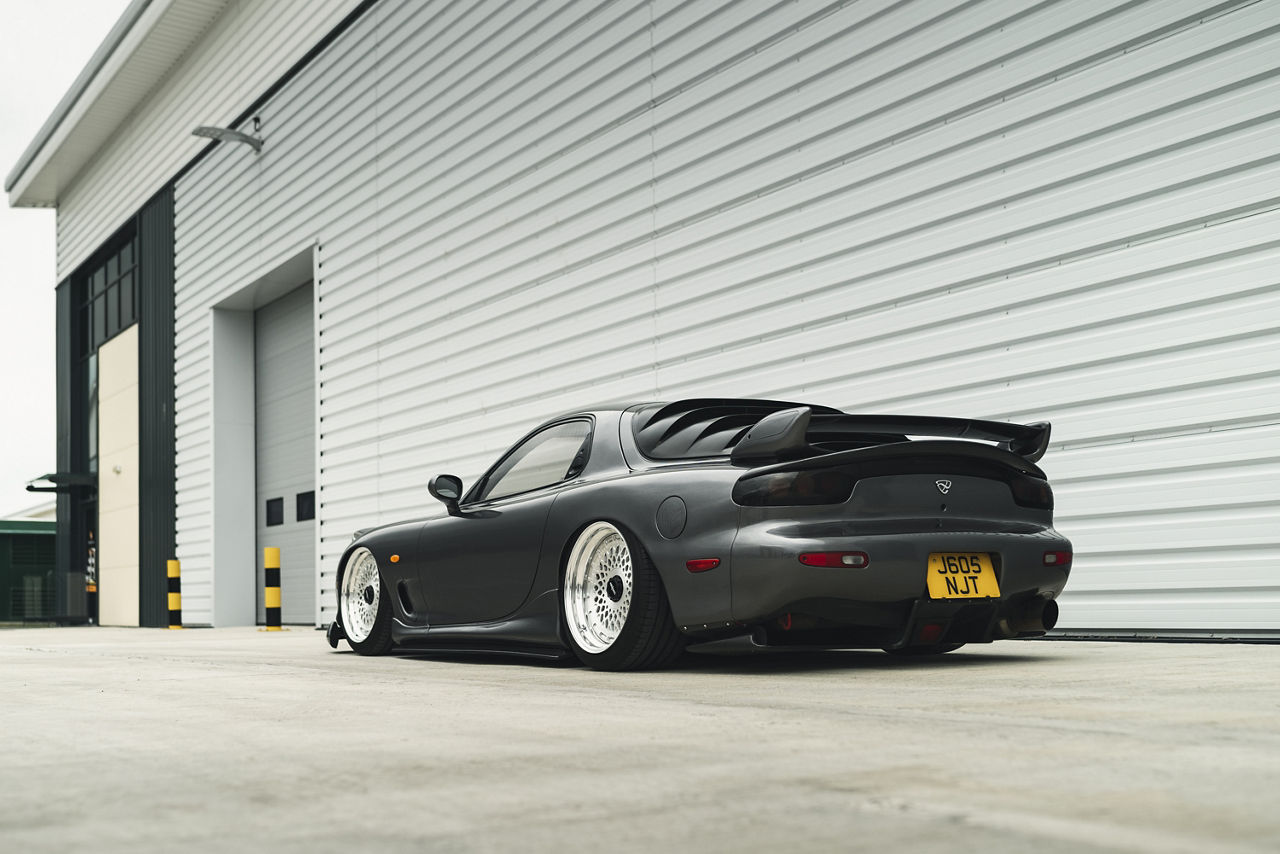 1994 Mazda RX7 - Rotiform LHR-M - Brushed | Wheel Pros